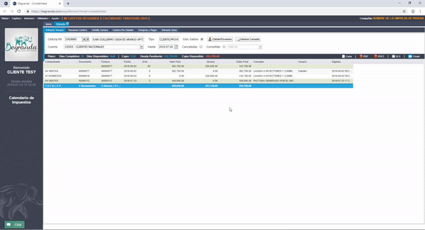 Begranda Software contable