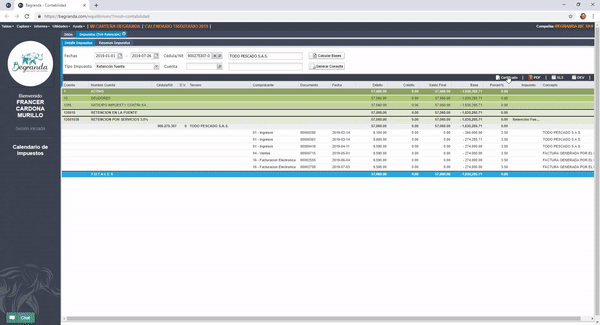 Begranda Software contable
