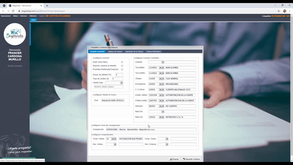 Begranda Software contable